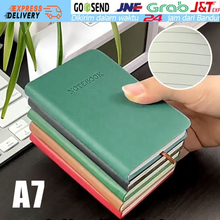 Notebook Mini Pocket A7 Kulit Hardcover Buku Diary Catatan Kecil Book ...