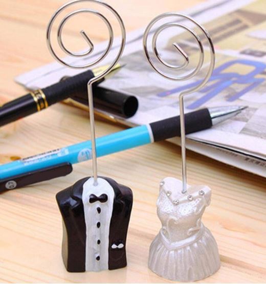 Wedding Photo Clip Table Number Stand Party Decoration Bride Groom ...