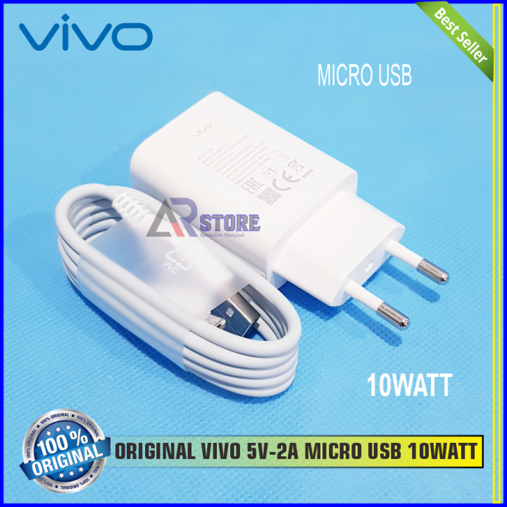 Charger Original Vivo 2A- Y53 Y55 Y55S Y12 Y15 Y17 S1 Y91 Y91C Y93 Y95 ...