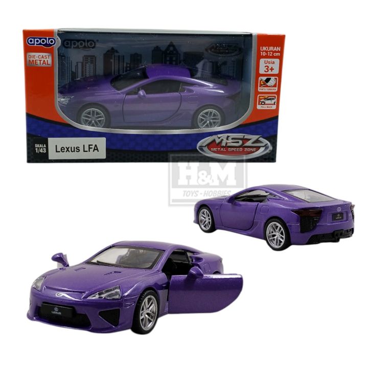 Diecast MSZ Lexus LFA - Purple | Lazada Indonesia