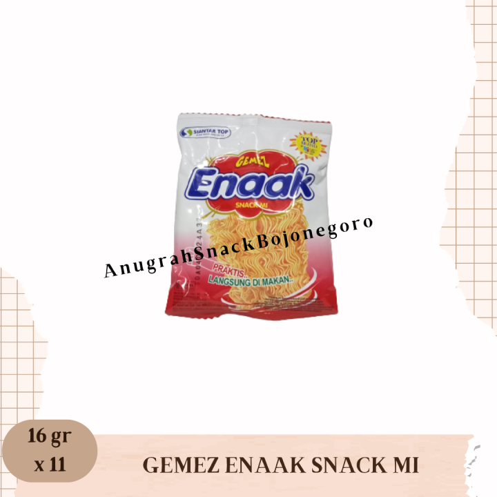Gemez Enak Snack Mi Renceng 16gr x 11 | Lazada Indonesia
