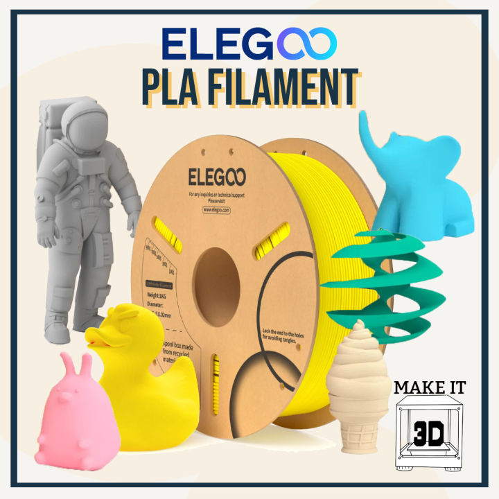 Elegoo PLA Filament 1kg 1.75mm - 3D Printing Filament | Lazada PH