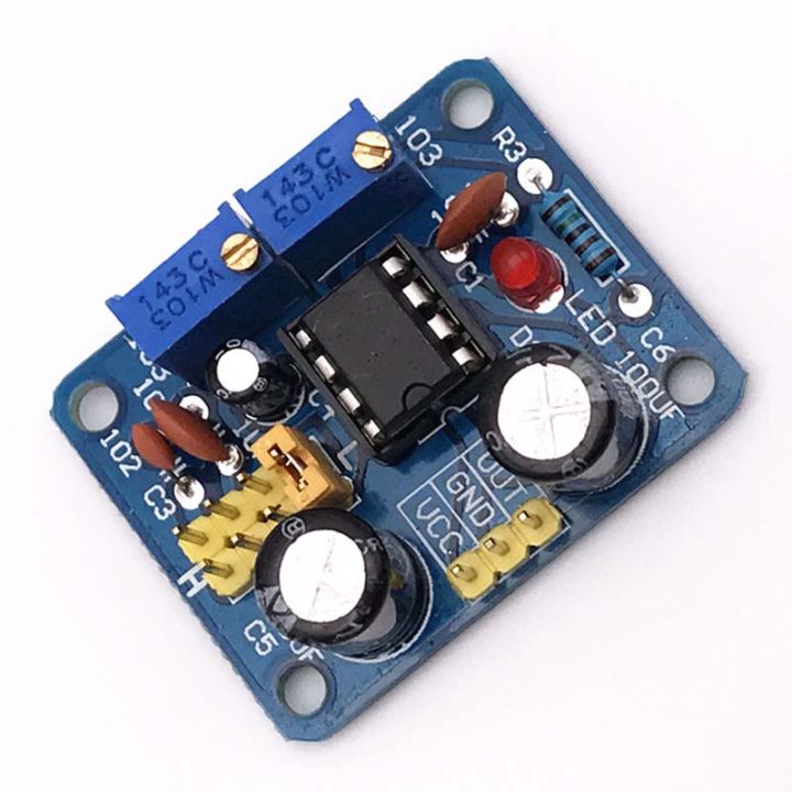 1PCS NE555 Pulse module adjustable frequency duty analog wave signal ...