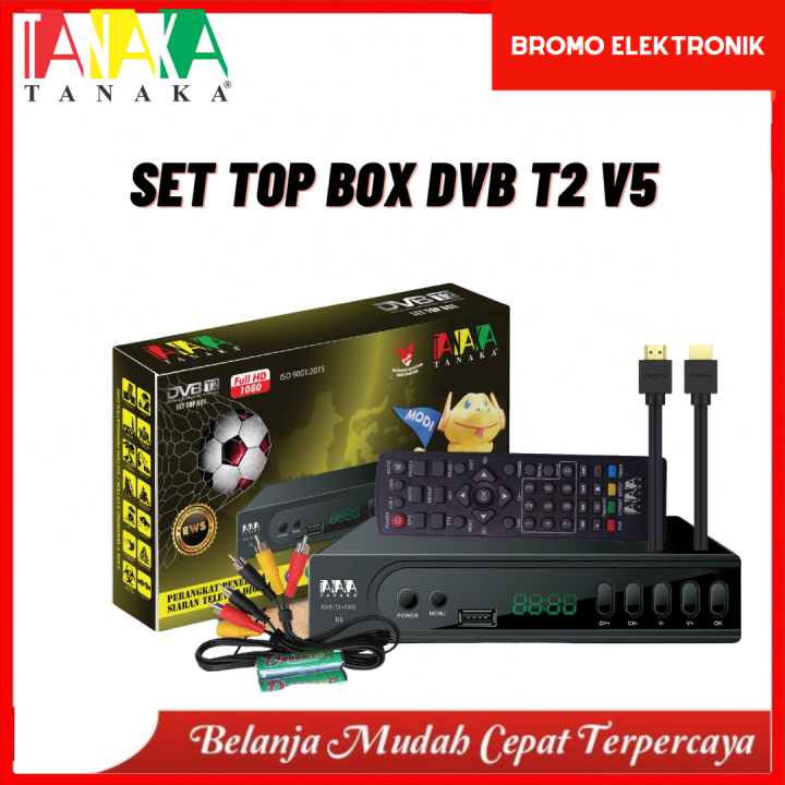 SET TOP BOX TANAKA METAL V5 DVB T2 1080P RECEIVER DIGITAL/SET TOP BOX ...