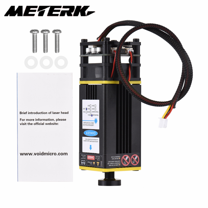 Meterk 450nm 40W La-ser Module Adjustable Focal Length La-ser Engraving ...