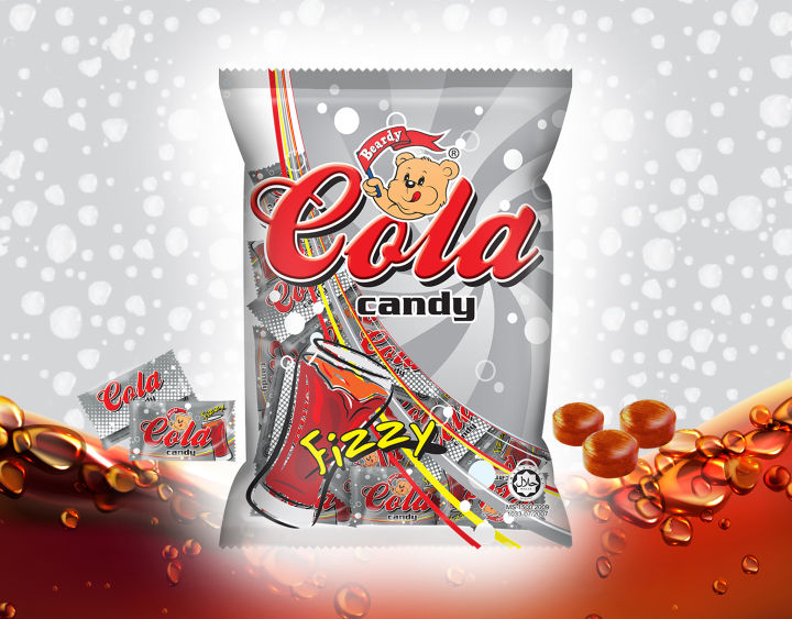 BEARDY FIZZY COLA CANDY 140G | Lazada