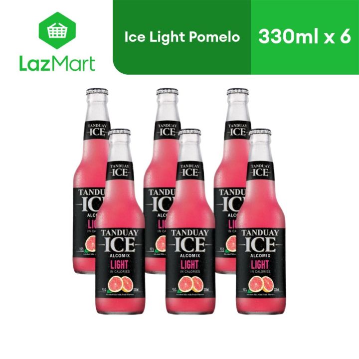 Tanduay Ice Light Pomelo 330ml - Pack of 6 | Lazada PH