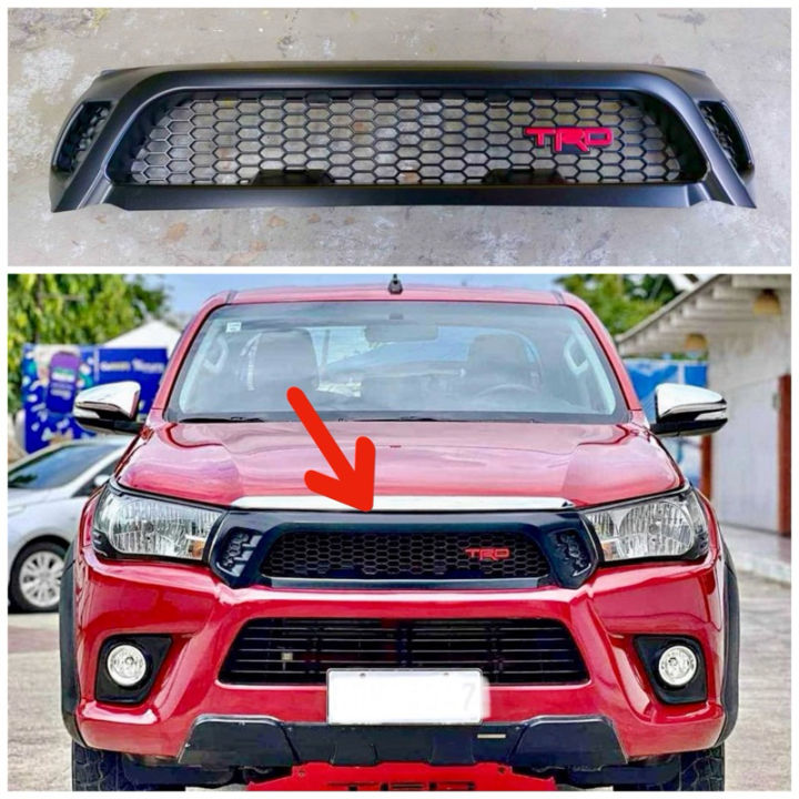 Toyota Hilux Revo 2016 to 2020 Grill TRD Version 1 Thailand Made ( hilux accessories ) ( hilux ...