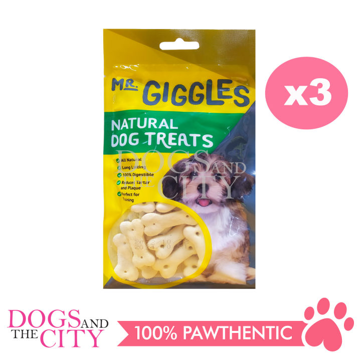 Mr. Giggles GPP092203 Biscuit Yellow Milk 60G 3(Packs) Dog Treats ...