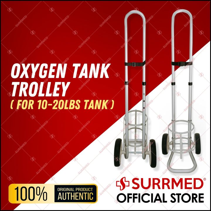 SURRMED OXYGEN TANK TROLLEY (15 / 20 LBS) | Lazada PH
