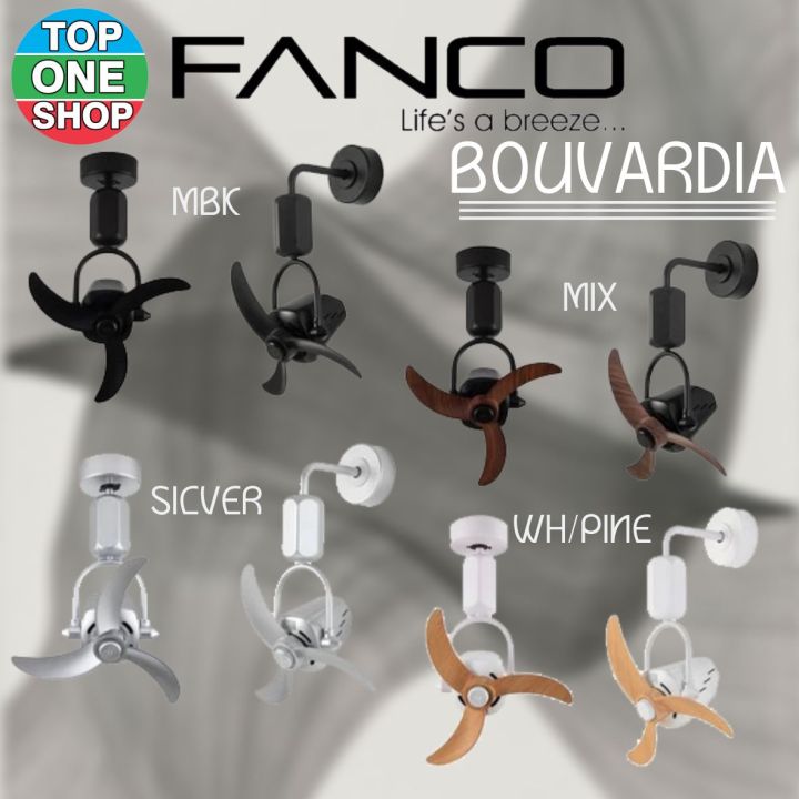 FANCO BOUVARDIA FA24 18 Inches Oscillation fan (CEILING / WALL FAN) | Lazada