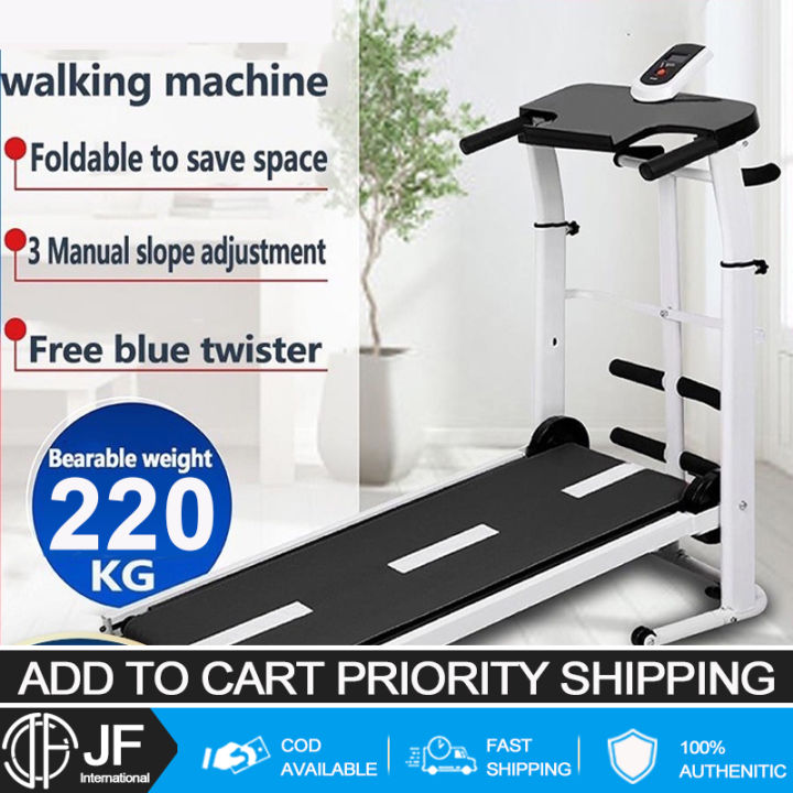 Mini treadmill exercise manual threadmill no electric walkers use ...
