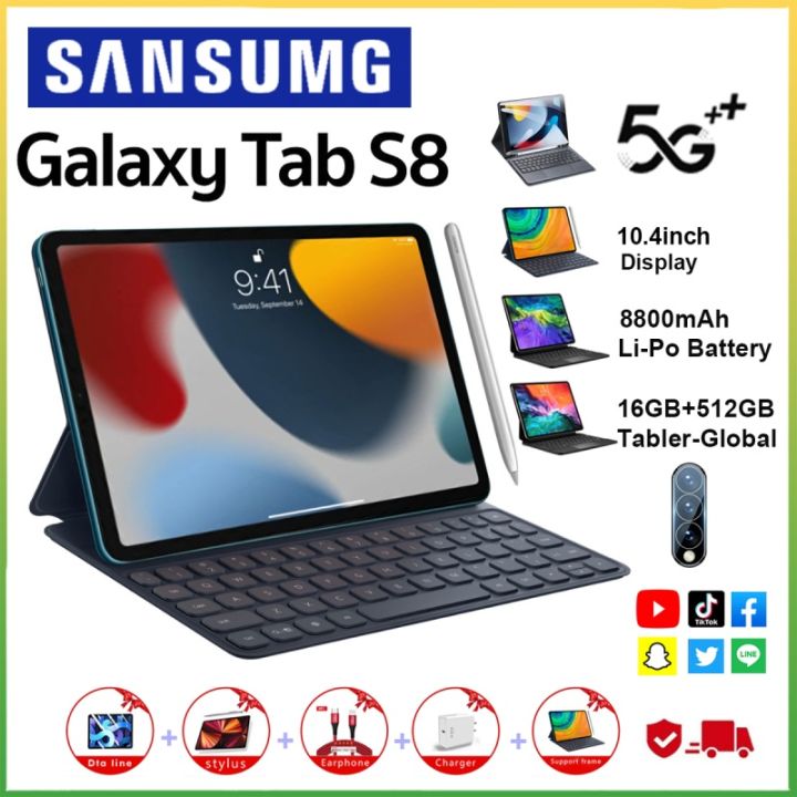 Tablet original Sumsung Galaxy Tab S8+ 10.4inch 12GB+512GB 8000Mah ...