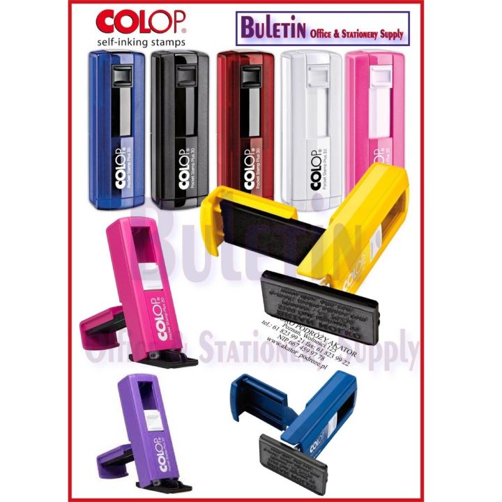 Colop Rubber Stamp Self-Inking Pocket Plus 20/30 Stamp (Nurse & Doctor ...