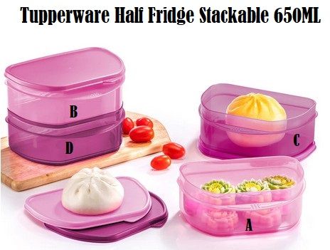 Tupperware Half Fridge Stackable 650ML (1) | Lazada