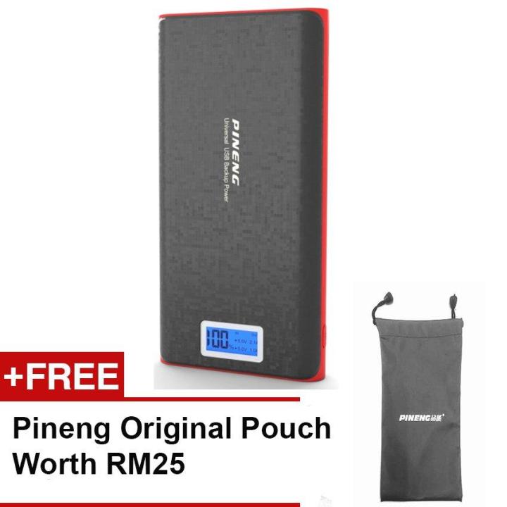 Pineng PN-920 20000mAh Power Bank (Starlight Black) FREE Original ...