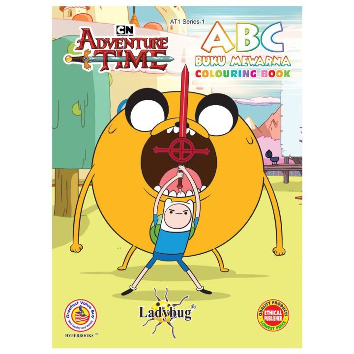 Adventure Time Abc Colouring Book AT1 SERIES 1 | Lazada