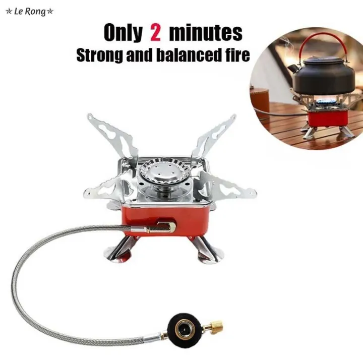 LE High Power Square Cassette Stove Compact 2800W Folding Gas Burner ...