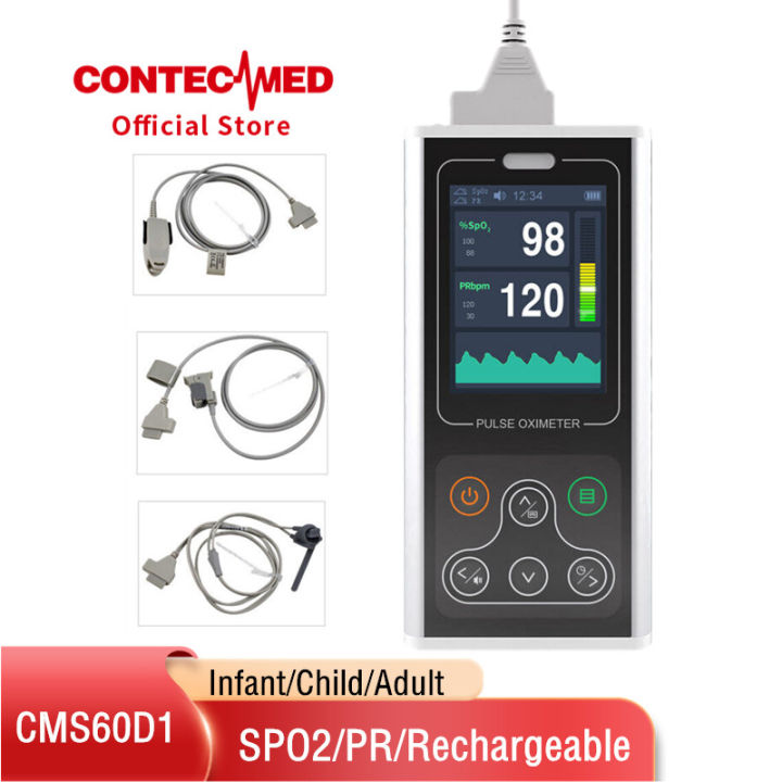 ContecMed CMS60D1 Pulse Oximeter Finger Blood Oxygen Sensor ...