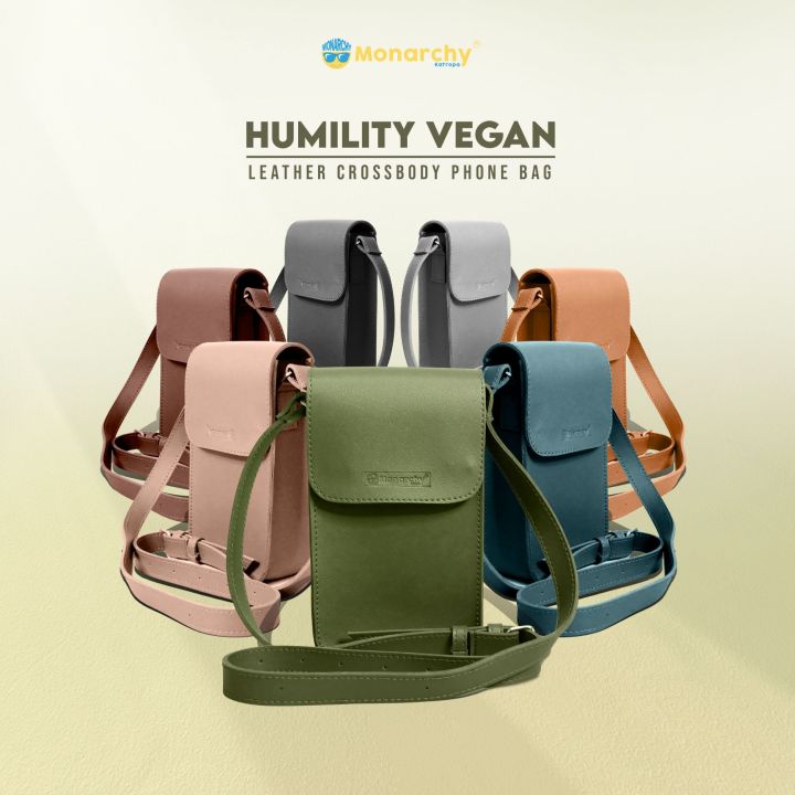 Monarchy Humility Vegan Leather Crossbody Phone and Wallet Bag ...