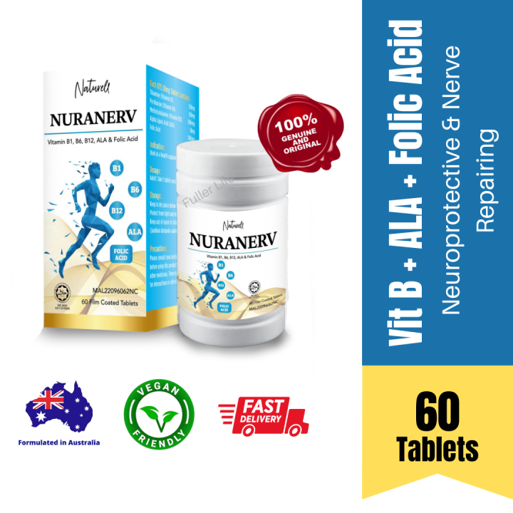 NATURELL Nuranerv Tablet (60s) | Neuroprotective & Nerve Repairing | Lazada