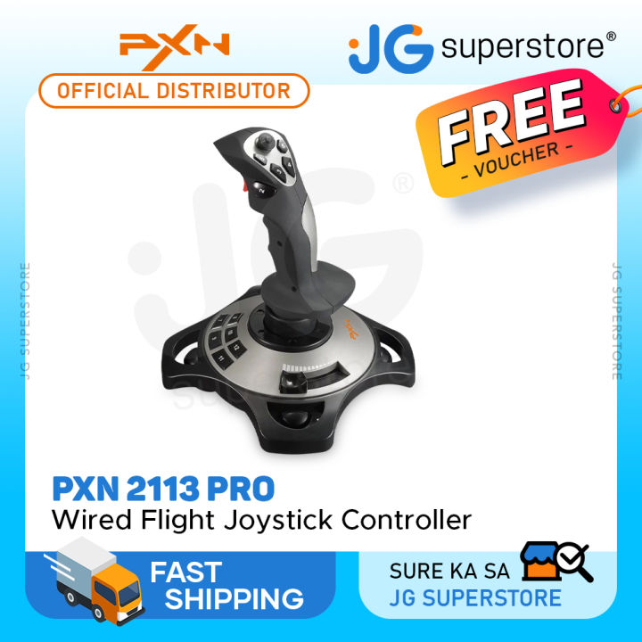 PXN Pro 2113 Wired 4 Axles Flying Game Arcade Joystick Controller ... PXN Pro 2113 Wired 4 Axles Flying Game Arcade Joystick Controller ...