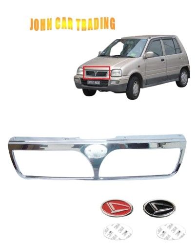 Kancil 1999 Front Grille Chrome With Daihatsu Logo Front Emblem Logo ...