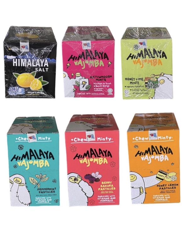 HIMALAYA SALT CANDY แพค 12 ซอง หิมาลายา ลูกอม Jelly Gummy | Lazada.co.th