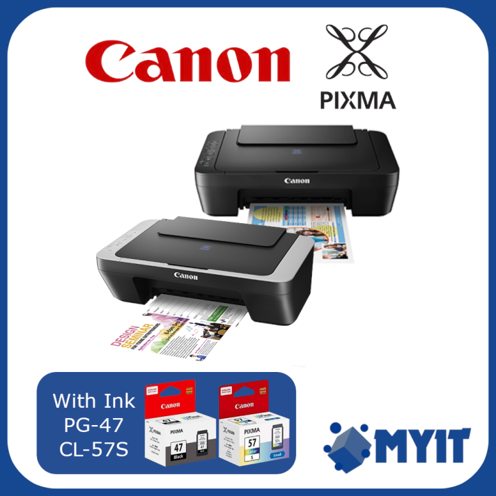 Canon E470 Pixma Wireless Inkjet Printer All in One Print Scan Copy ...