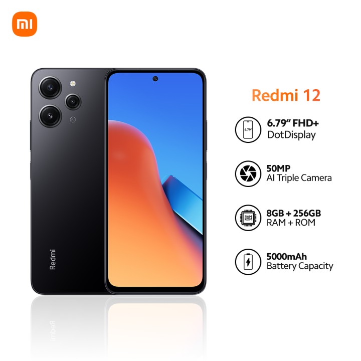 Xiaomi Redmi 12 Helio G88 Octacore 8GB RAM + 128GB/256GB ROM 50MP ...
