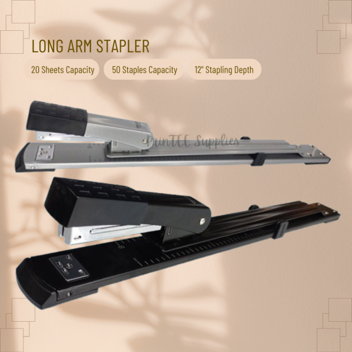 【PrinTEE】Long Amm Stapler 12 inches Stapling Depth (Assorted color ...