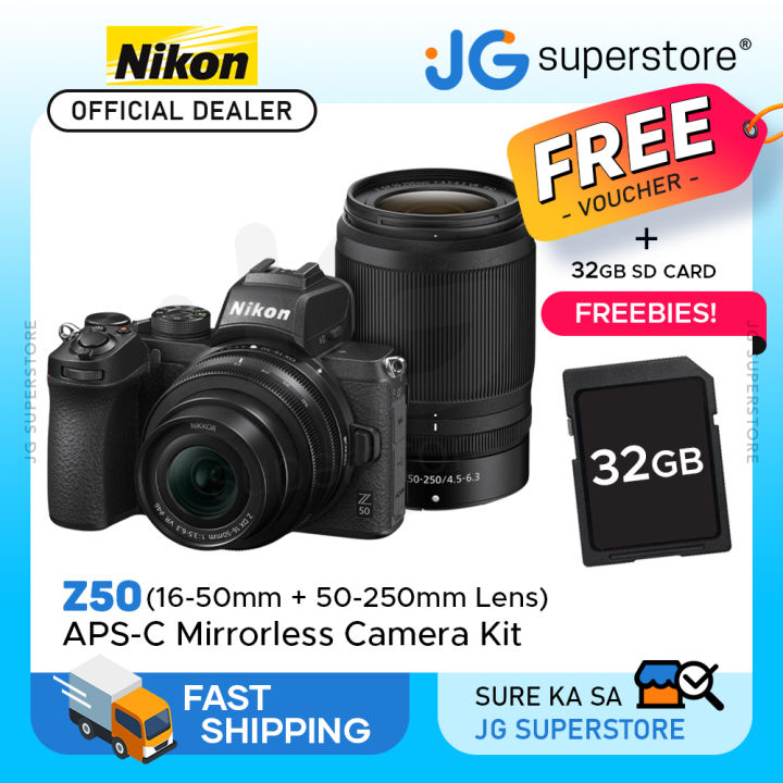 Nikon Z Series Z50 Mirrorless Camera with 20.9 Megapixel DX APS-C ...