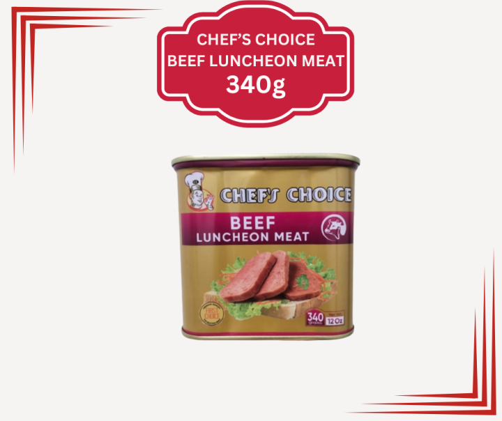 CHEF'S CHOICE BEEF LUNCHEON MEAT 340G | Lazada.co.th