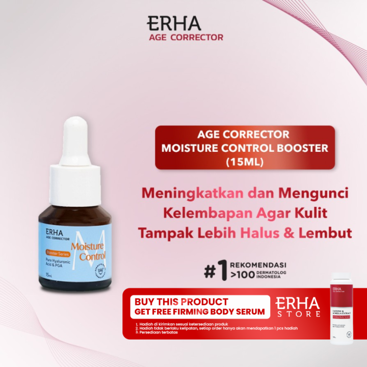 ERHA Age Corrector Pure Hyaluronic Acid & PGA Moisture Control Booster ...