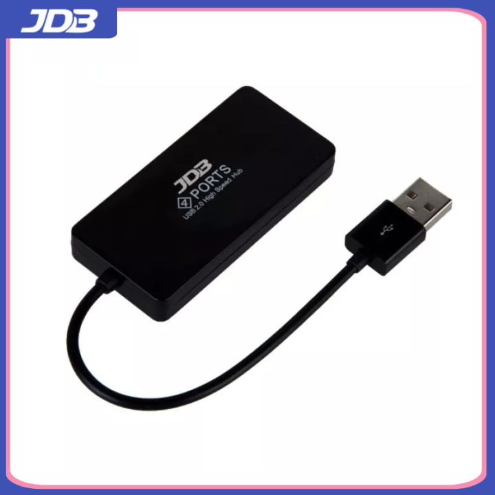 JDB USB HUB 4 Port USB 2.0 Splitter Switch with Micro USB Charging Port for iMac Computer Laptop ...