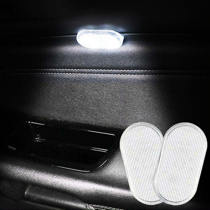 Mini Car USB LED Touch Light Wireless Night Reading Lamp Ceiling ...