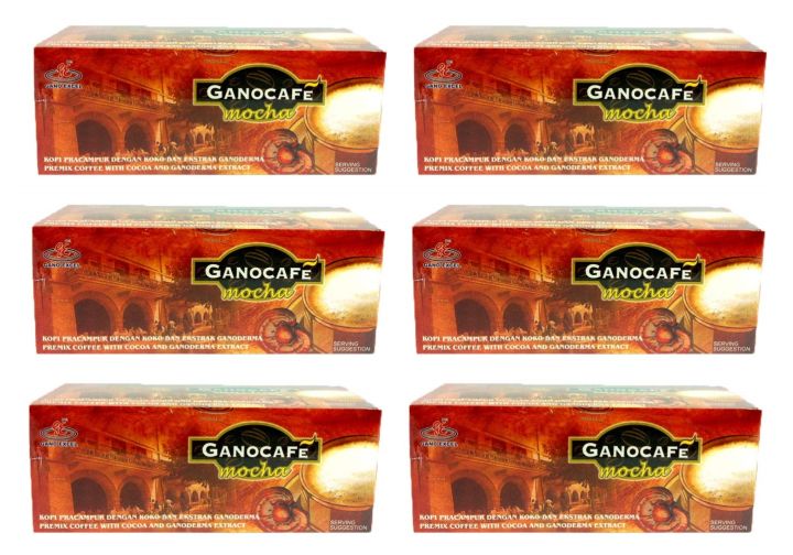 { Ready Stock } 6 BOX GANO EXCEL CAFE MOCHA GANODERMA COFFEE 15 SACHETS ...
