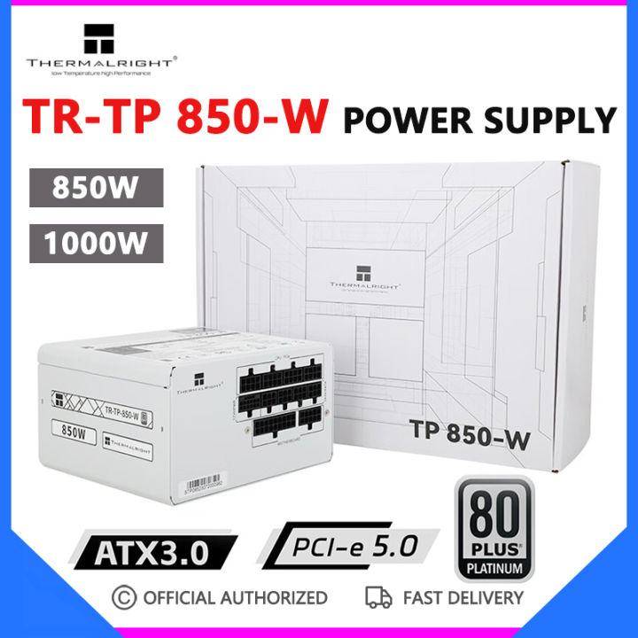 Thermalright TR-TP850-W ATX3.0 Power Supply Platinum Full Module Power Unit PCIE5.0 Interface ...