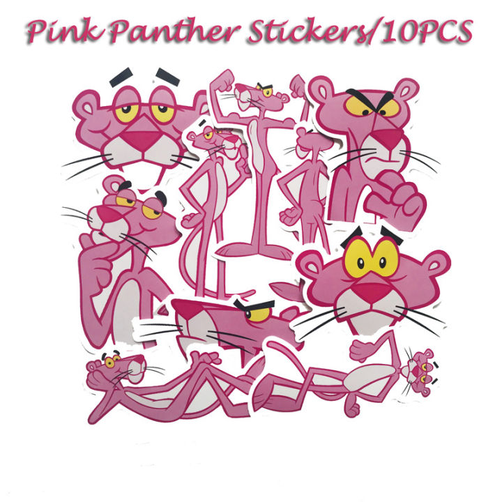 🧡พร้อมส่ง🧡 BIG SIZE พิงค์ แพนเตอร์ Pink Panther sticker ANIME VINTAGE ...