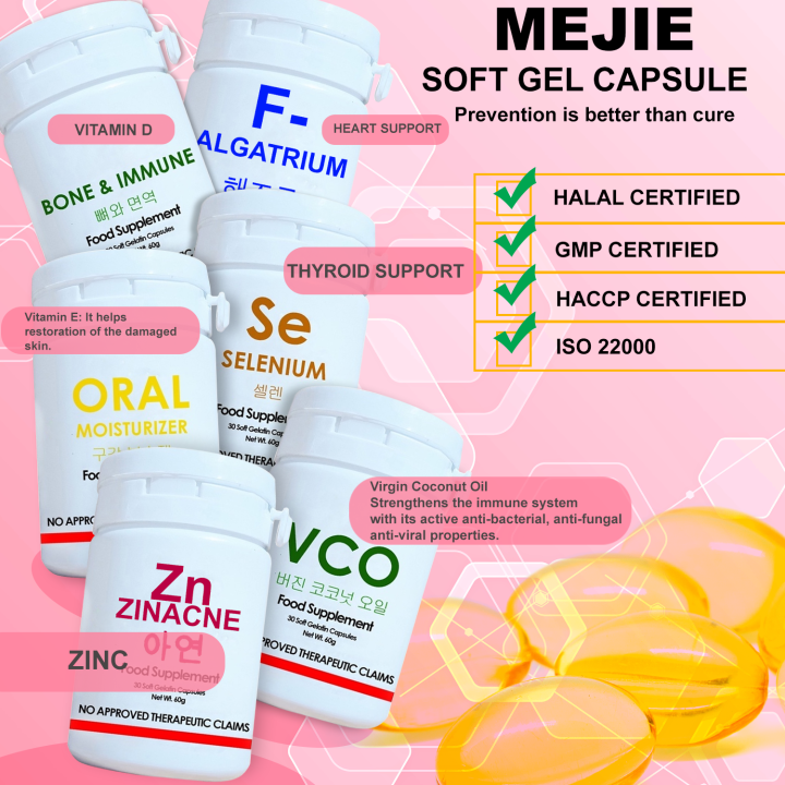 MEJIE Food Supplement Softgel Capsules for your health | Lazada PH
