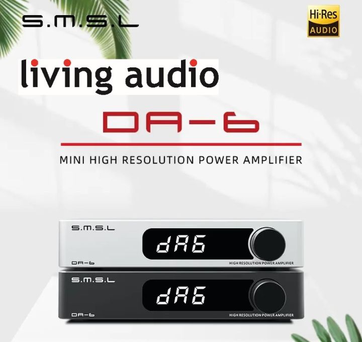 SMSL DA6 Power Amplifier 70W*2 Hi-Res Audio AMP with Remote Control ...