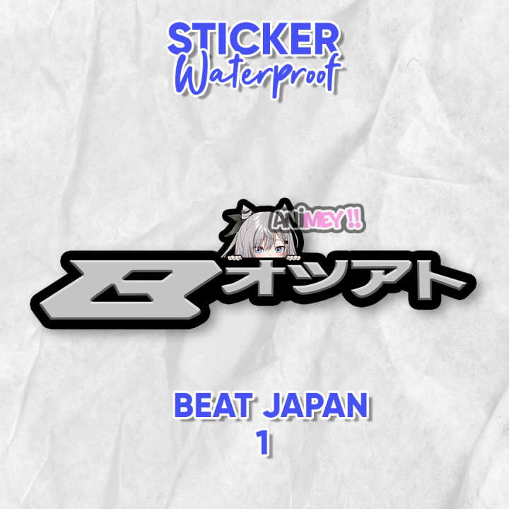 Stiker Vestia Zeta Logo Beat Japan / Stiker Anime Waterproof | Lazada ...