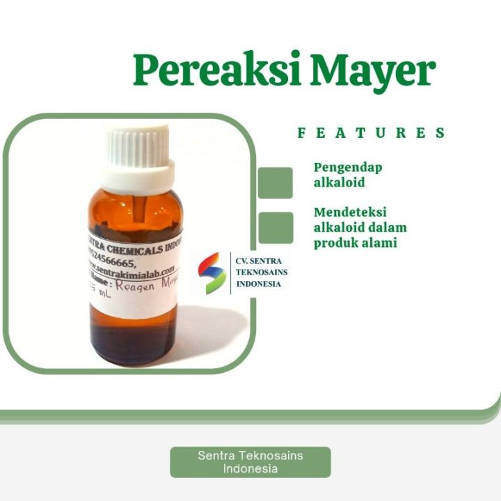 Pereaksi Mayer / Reagen Mayer Analysis reagent | Lazada Indonesia