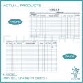 Stock Card (100) Per Pack 5 Inches x 8 Inches Inventory Stock Card ...
