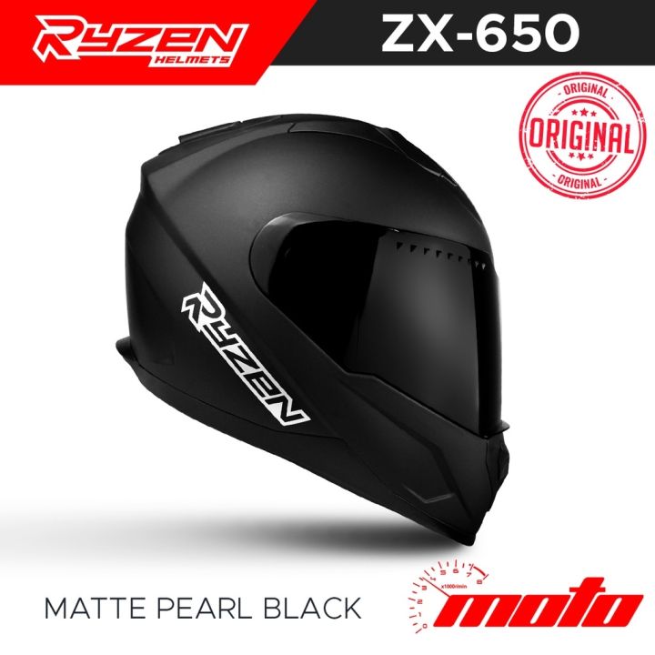 Moto RYZEN ZX650 Mono Color Helmets Dual Visor | Lazada PH