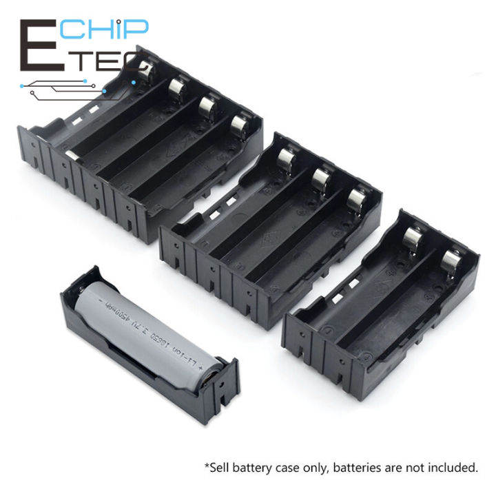 1PCS/6PCS/10PCS 1/2/3/4 Slot ABS 18650 Battery Case 3.7V DIY storage ...