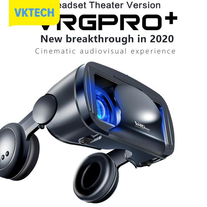 [Vktech] VRG Pro + 3D หูฟัง VR สำหรับเล่นวิดีโอเกมแว่นตาเสมือนจริง ...