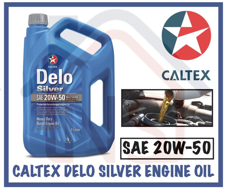 CALTEX Delo Silver Multigrade Engine Oil 5 Litres SAE 20W-50 | Lazada ...