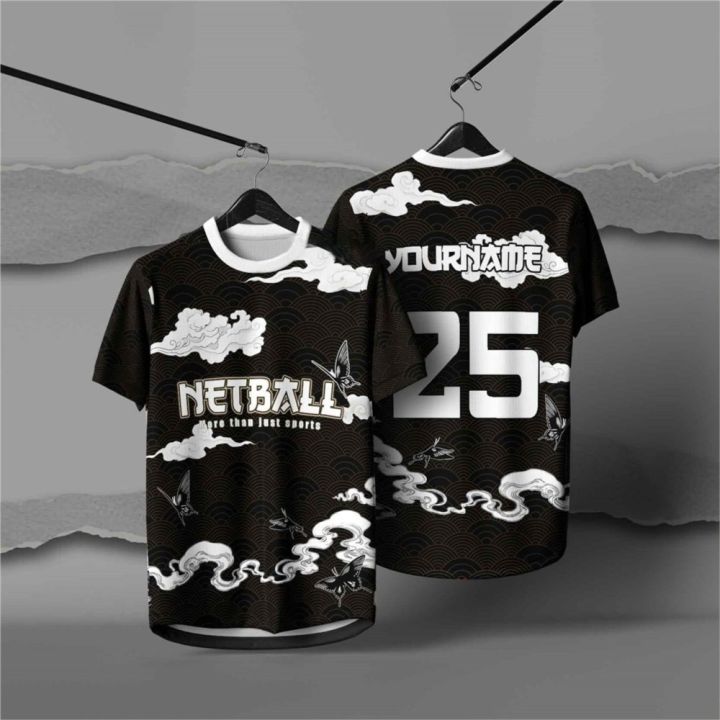 New Design Jersey Baju Netball T-shirt Lelaki Quick Dry Outdoor Sports ...