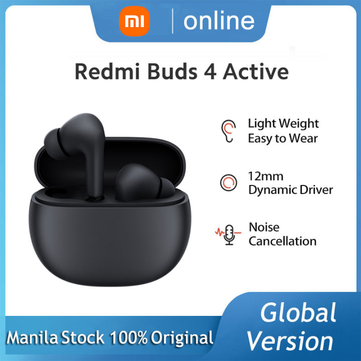 Xiaomi Redmi Buds 4 Active Global Version Wireless Earbuds Headset Buil ...